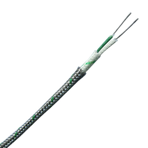 Fiberglass insulated parallel construction thermocouple wire and ...