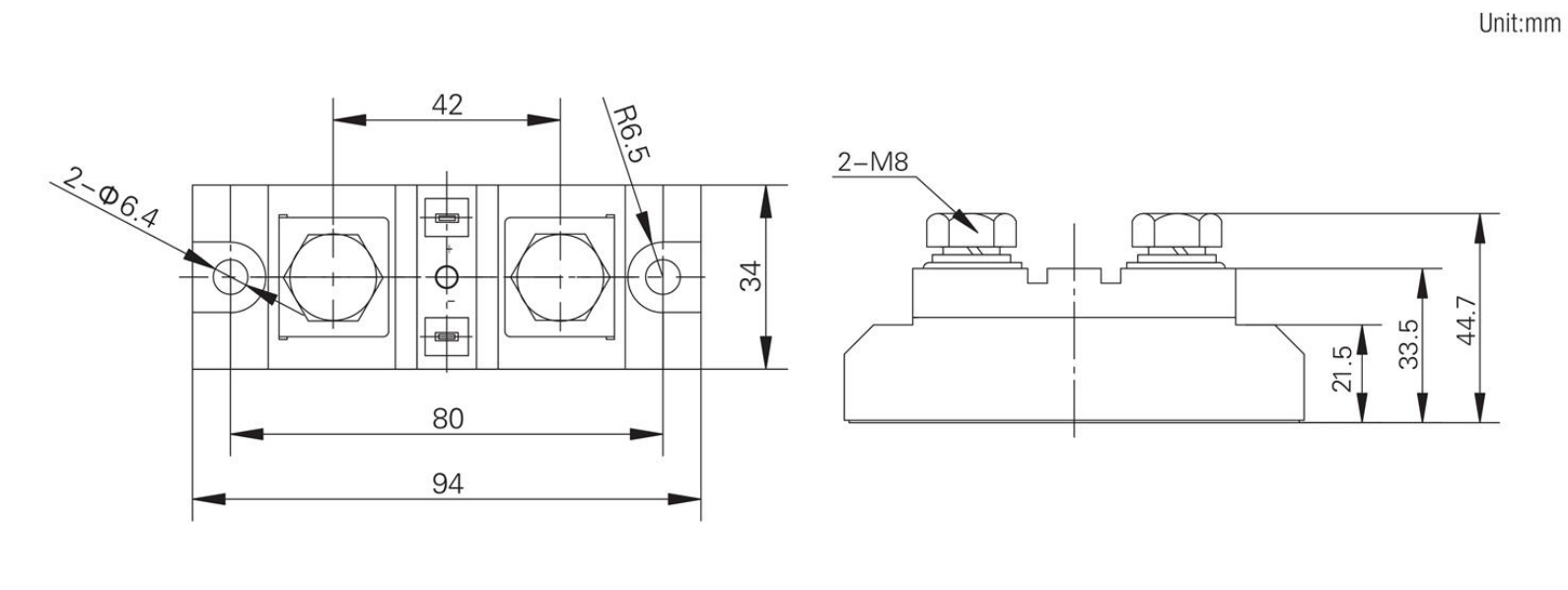 ZSM series single phase module type solid state relay SSR DC to AC or ...